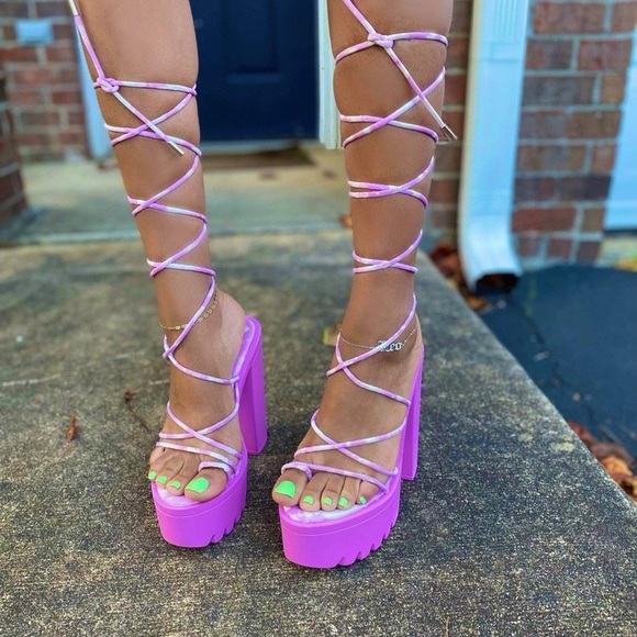 Cape Robbin | Shoes | Cape Robbin Platform Lace Up Heels | Poshmark